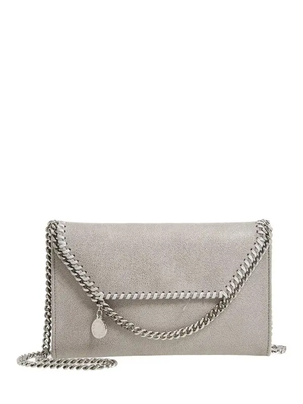 Stella McCartney Mini Falabella Crossbody Bag - Light Grey