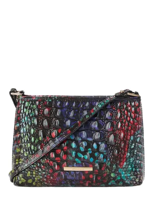 Brahmin Lorelei Croc-embossed Leather Shoulder Bag - Showtime Melbourne
