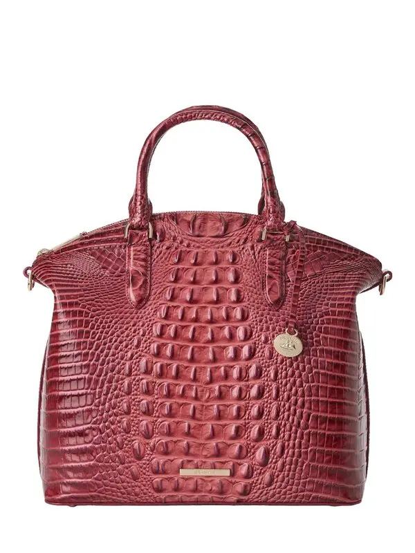 Brahmin Large Duxbury Embossed Leather Satchel - Coquette Ombre Melbourne