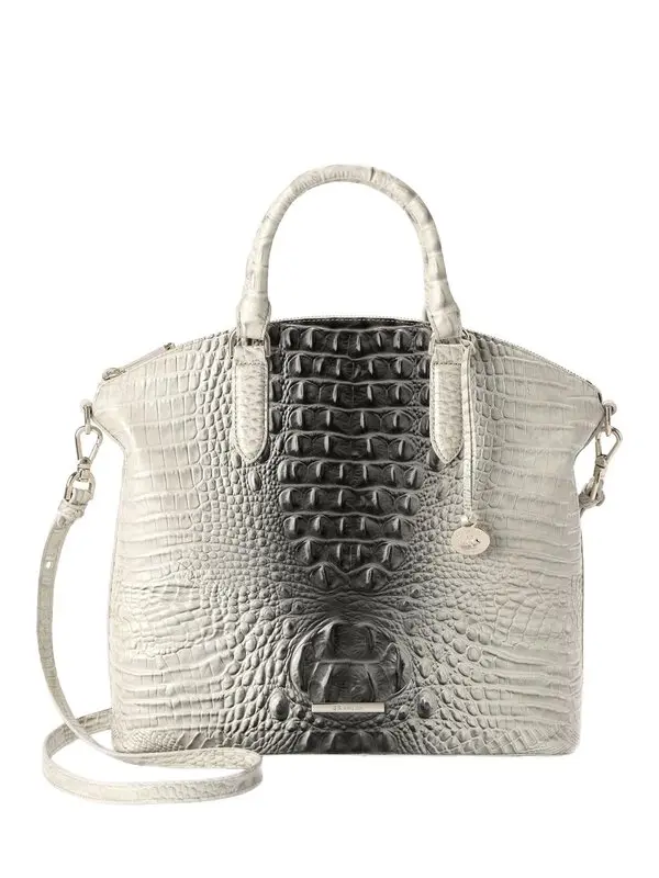 Brahmin Large Duxbury Embossed Leather Satchel - Everlasting Ombre Melbourne