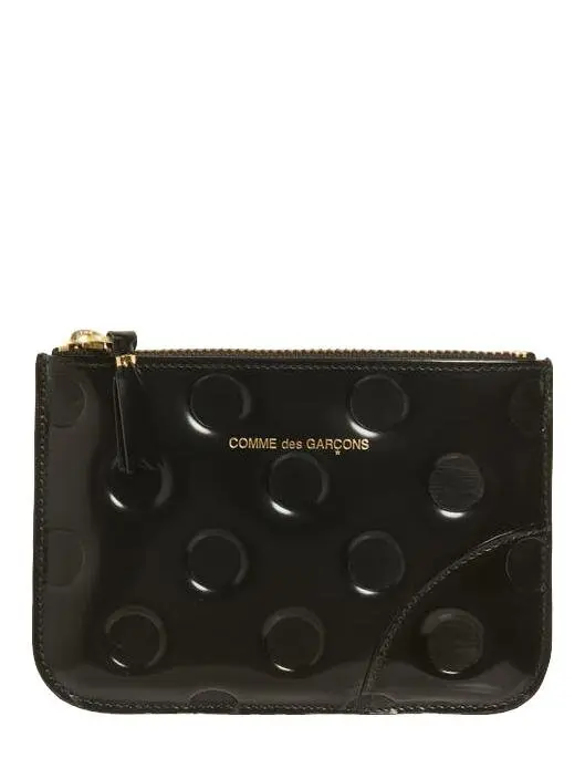 Comme Des Garçons Dot Embossed Pouch - Black