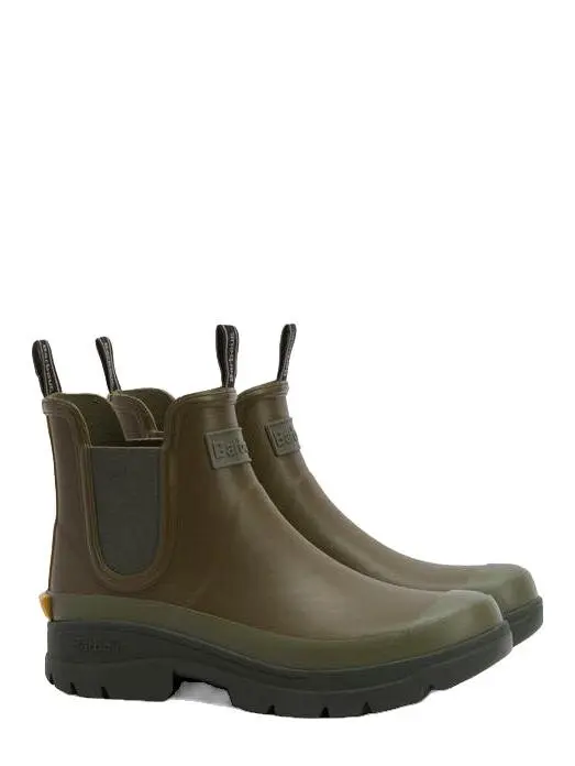 Barbour Nimbus Chelsea Rain Boot - Olive/ochre