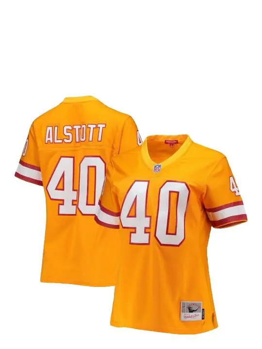 Mitchell & Ness Mike Alstott Tampa Bay Buccaneers Legacy Replica Player Jersey By - Orange