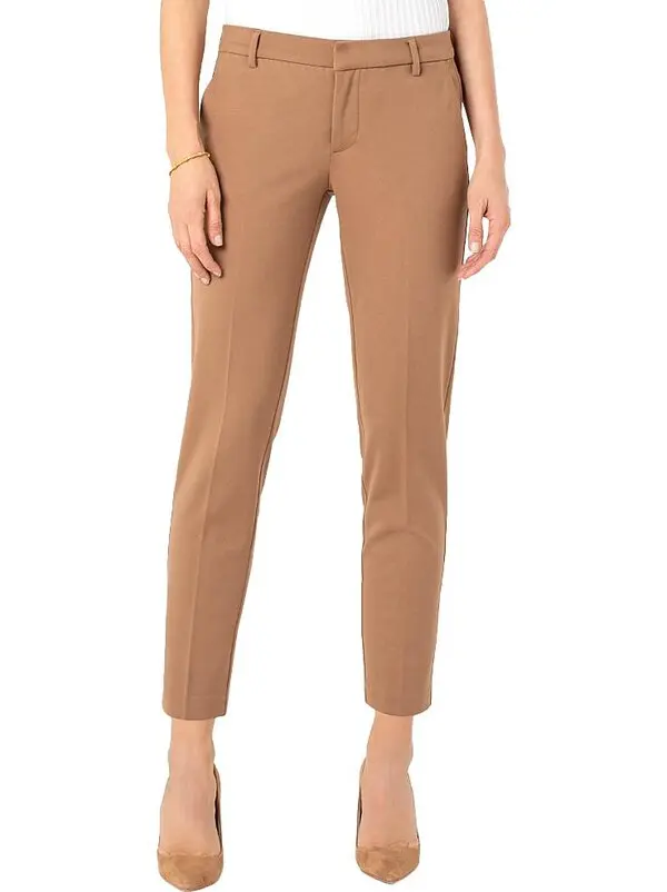 LIVERPOOL Knit Kelsey Trousers - Maple