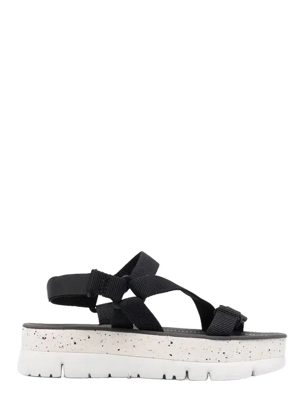 Camper Oruga Up Platform Sandals - Black