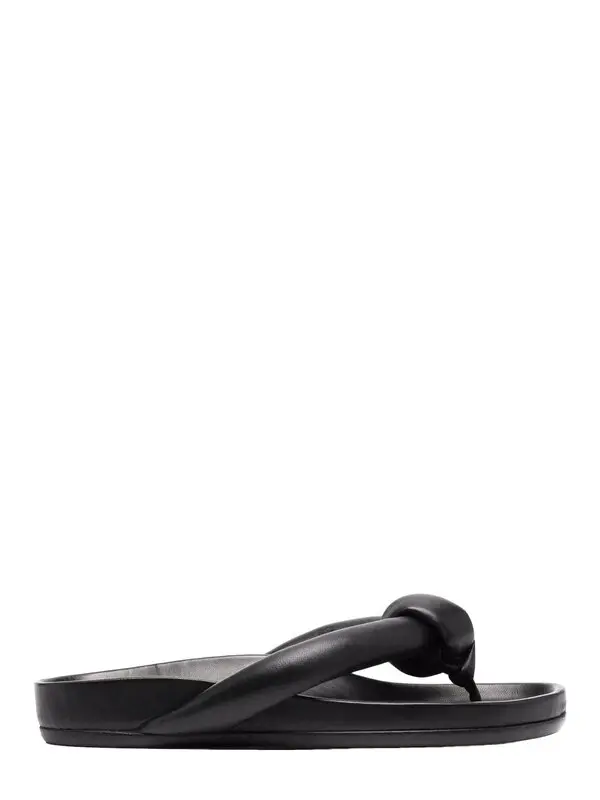 Rick Owens Padded Knot-detail Sandals - Black