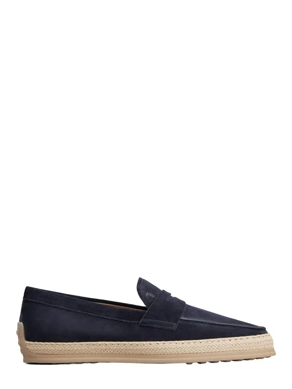 TOD'S Suede Loafers - Blue