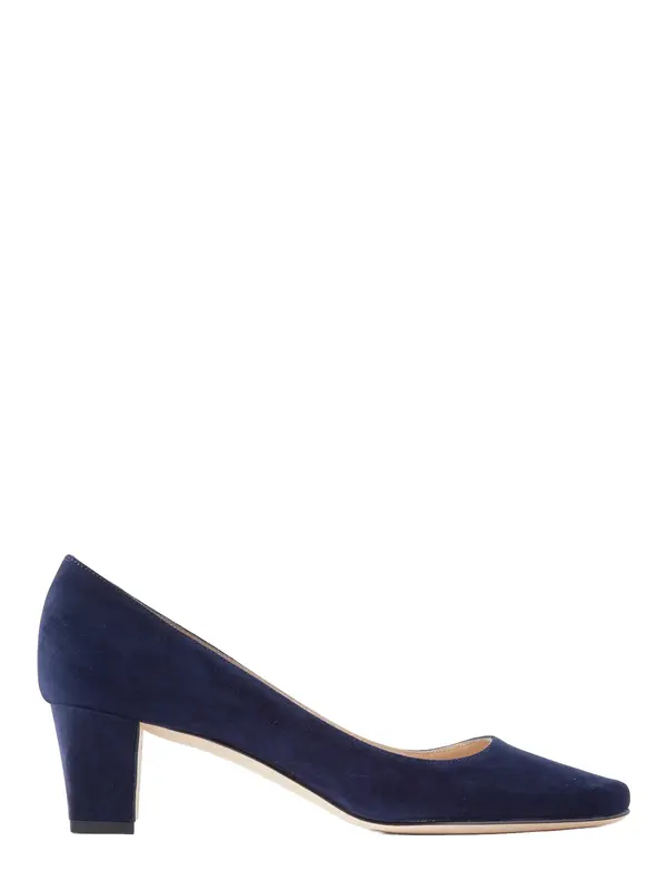 Manolo Blahnik Okkatopla 50 Suede Pumps - Blue