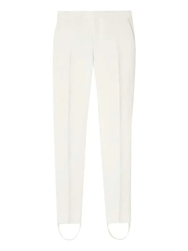 Wardrobe.NYC Low-rise Straight-leg Trousers - White
