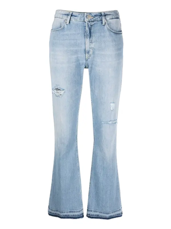 DONDUP Mid-rise Flared Jeans - Blue