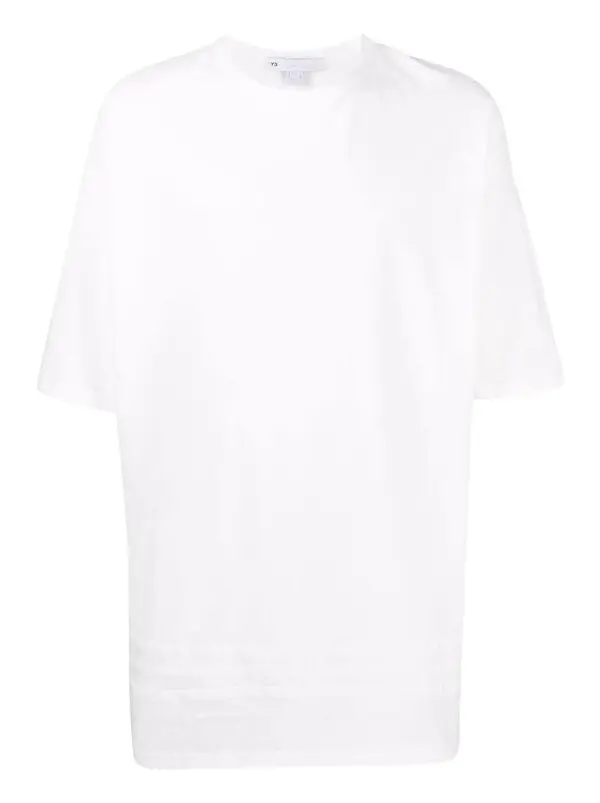 Y3 Logo-print Short-sleeve T-shirt - White