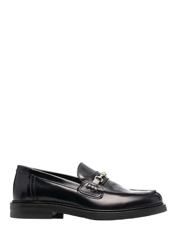 Filling Pieces Horsebit-detail Loafers - Black