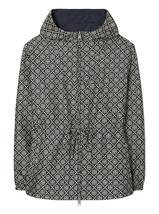 Tory Burch T Monogram Jacquard Anorak - Tory Navy T Monogram Small Sport