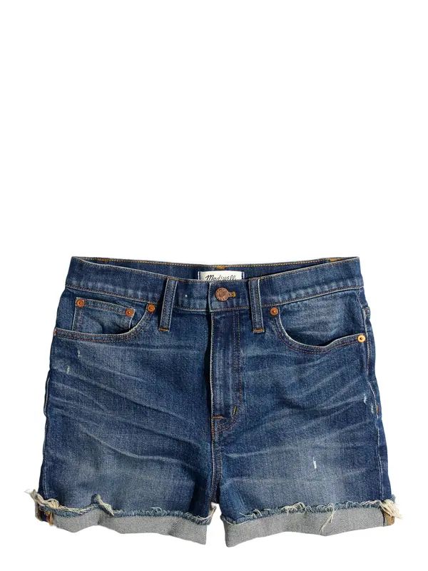 Madewell High-rise Cutoff Denim Shorts - Glenoaks Wash