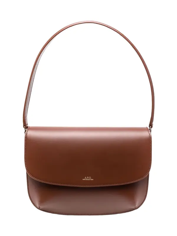 A.p.c. Sarah Leather Shoulder Bag - Brown