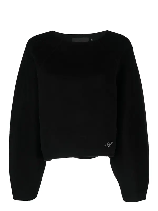 Axel Arigato Logo-embroidered Jumper - Black