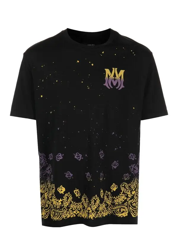 Amiri Logo-print T-shirt - Black