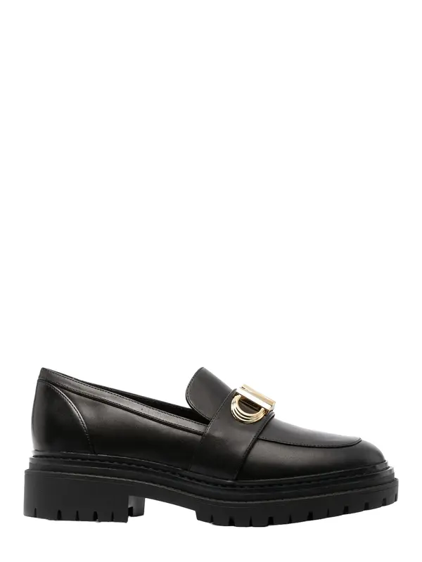 Michael Kors Parker Lug Sole Loafers - Black