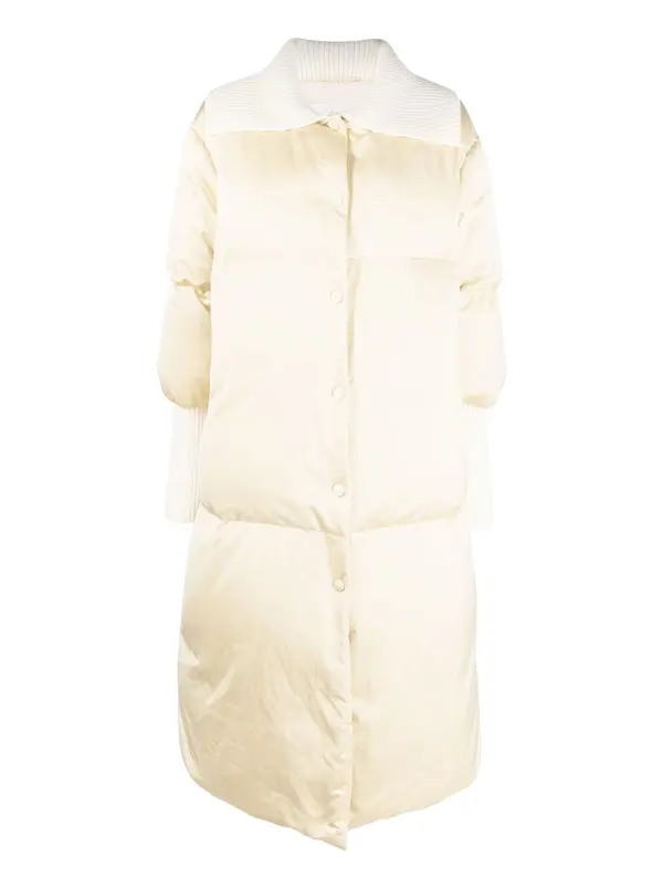 JIL SANDER Padded Coat - Neutrals