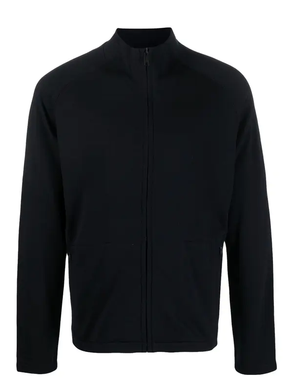 Zegna Zipped Wool Jumper - Blue