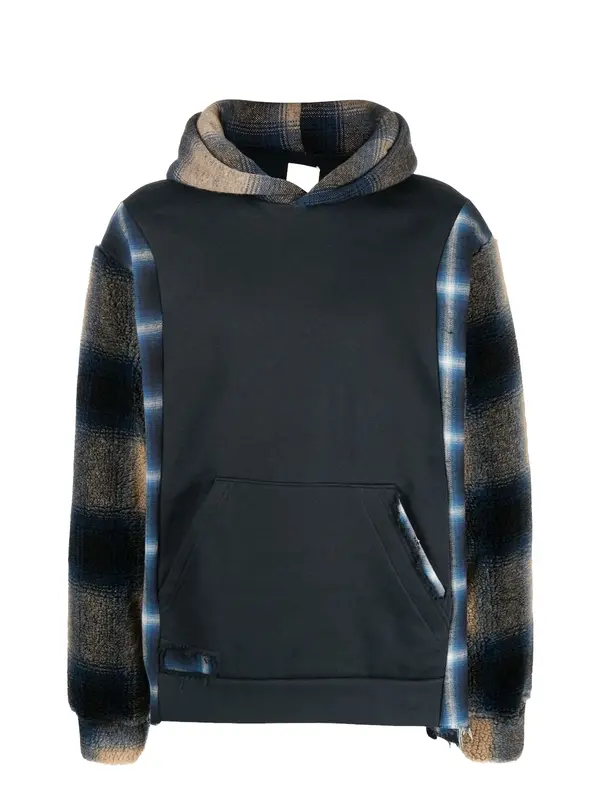 Alchemist Panelled Pullover Hoodie - Blue