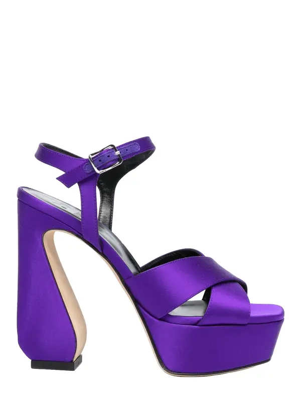 SERGIO ROSSI 140mm Buckle-fastening Sandals - Purple