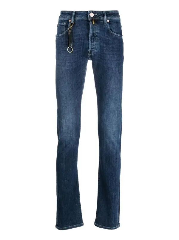 Incotex High-rise Skinny Jeans - Blue