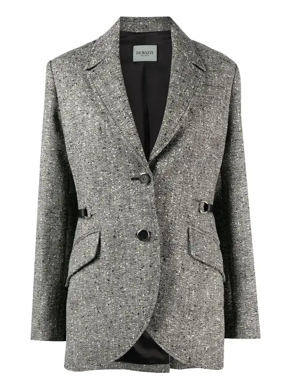 DURAZZI MILANO Single-breasted Blazer - Grey