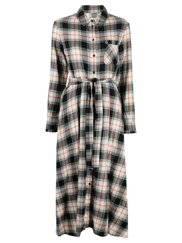 Woolrich Checked Shirt Dress - Black