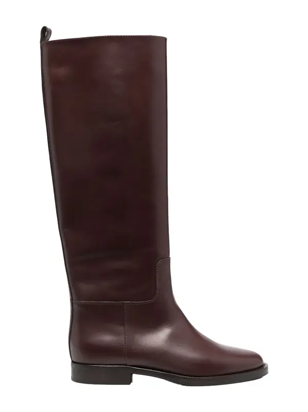 VIA ROMA 15 Leather Knee-length Boots - Brown
