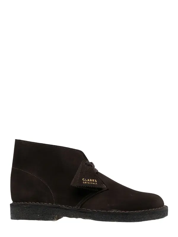 Clarks Suede Lace-up Boots - Brown