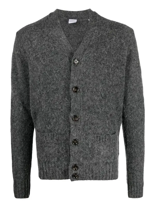 Aspesi Button-up Wool Cardigan - Grey
