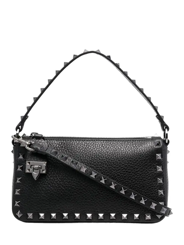 Valentino Garavani Rockstud Leather Crossbody Bag - Black
