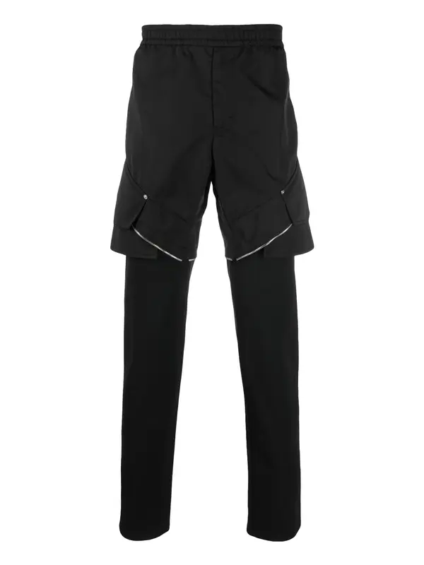 1017 Alyx 9sm Zip-detail Layered Trousers - Black