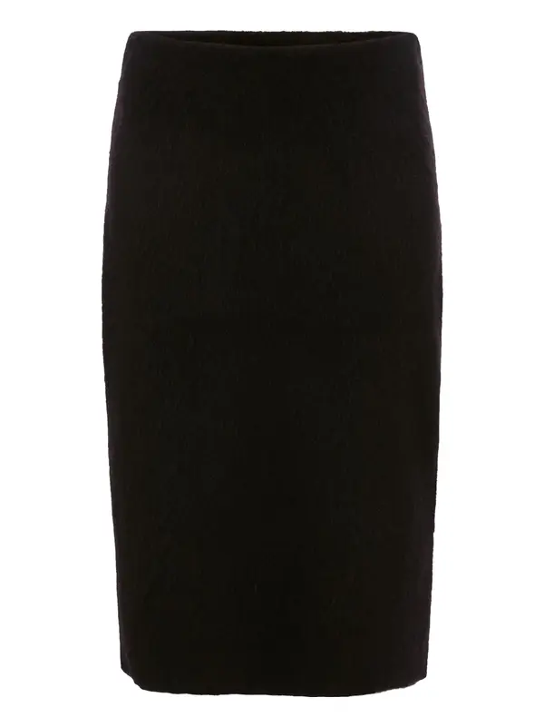 JW Anderson Wool-blend Midi Pencil Skirt - Black