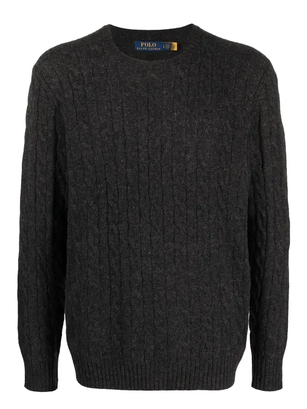 Polo Ralph Lauren Wool-cashmere Cable Knit Jumper - Grey