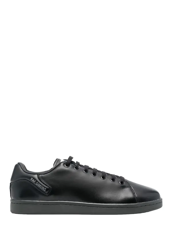 Raf Simons Round-toe Low-top Sneakers - Black