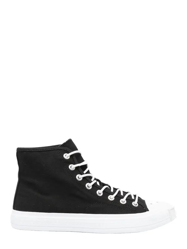 Acne Studios Contrasting Toe-cap High-top Sneakers - Black