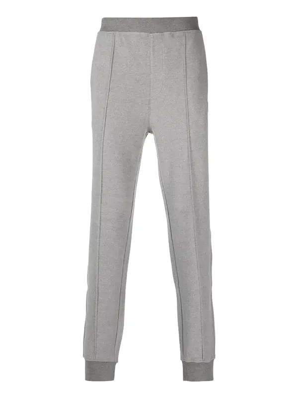 Corneliani Tapered Logo-patch Joggers - Grey