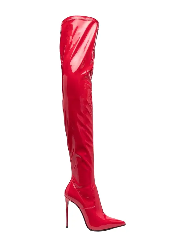 LE SILLA Eva Thigh-high Stiletto Boots - Red