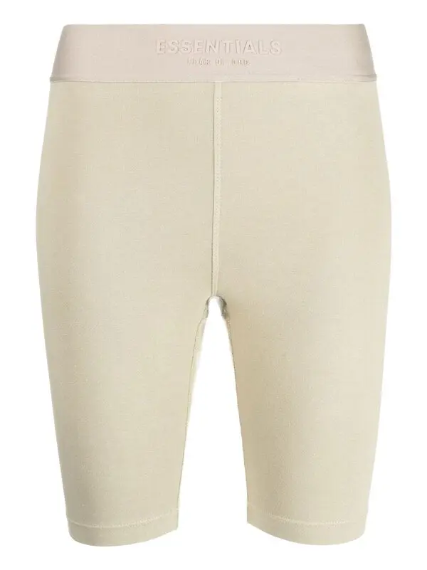 Fear Of God Logo Waistband Shorts - Green