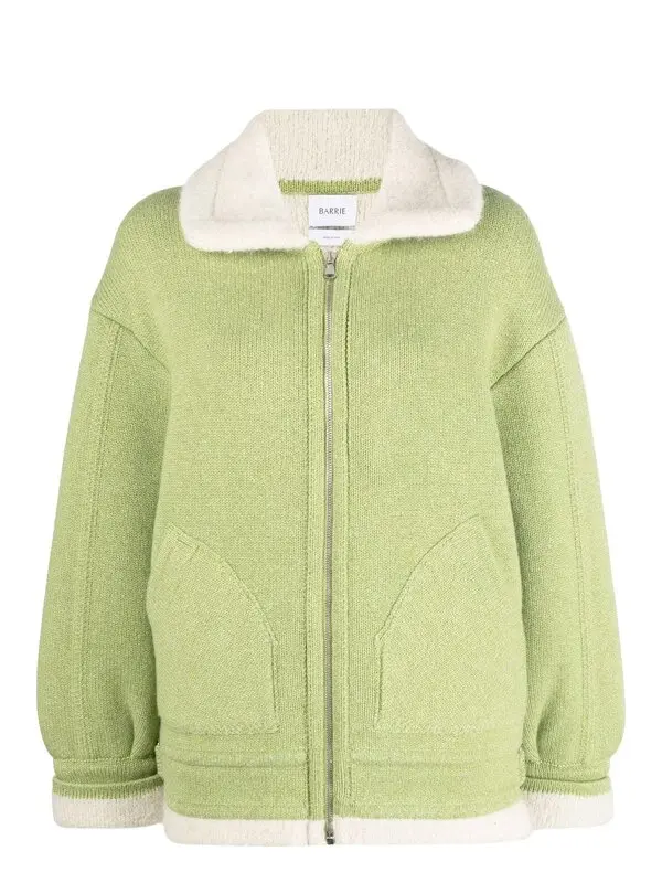 BARRIE Zipped-up Jacket - Green