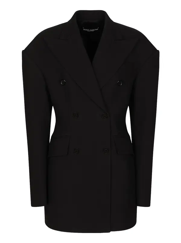 Dolce & Gabbana Double-breasted Coat - Black