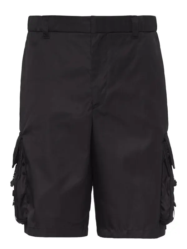 Prada Re-nylon Bermuda Shorts - Black