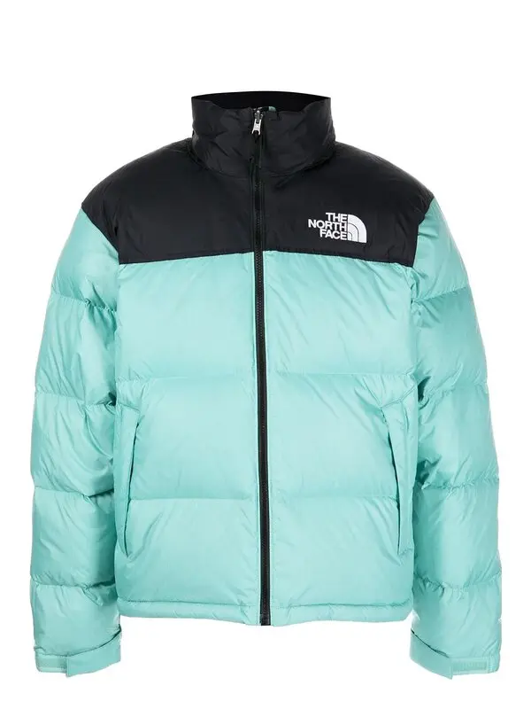 The North Face Embroidered Logo Padded Jacket - Blue