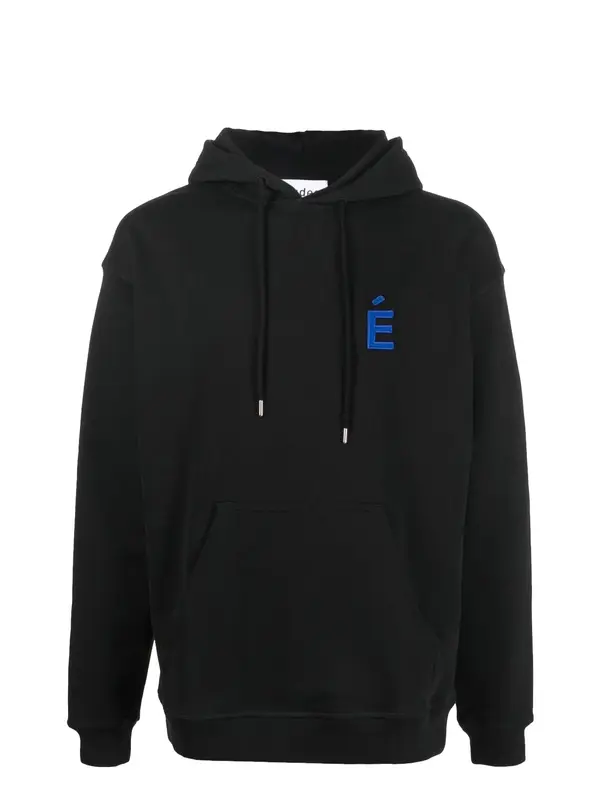 ÉTUDES STUDIO National Patch Organic-cotton Hoodie - Black