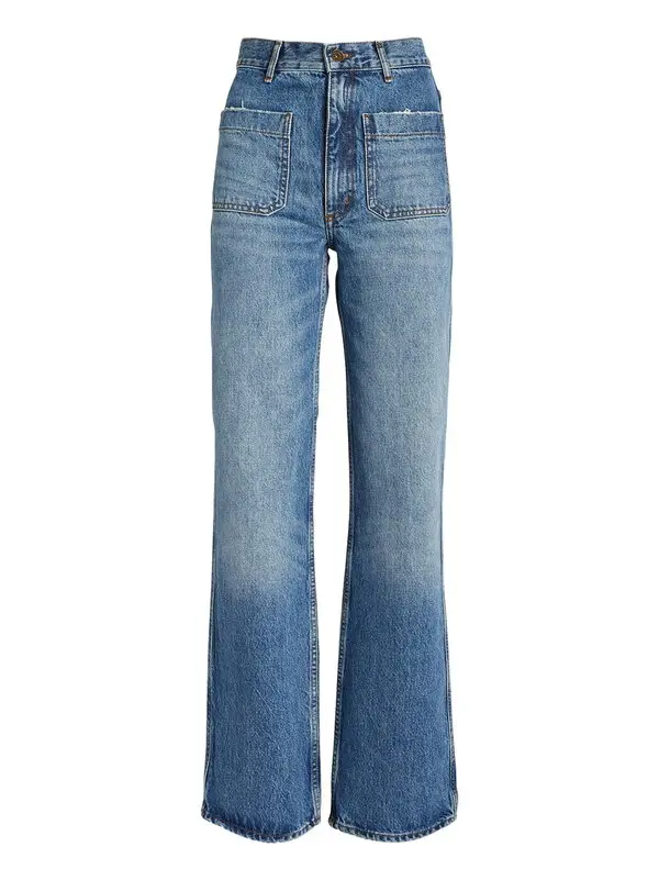 Sandro Flared Jeans - Blue