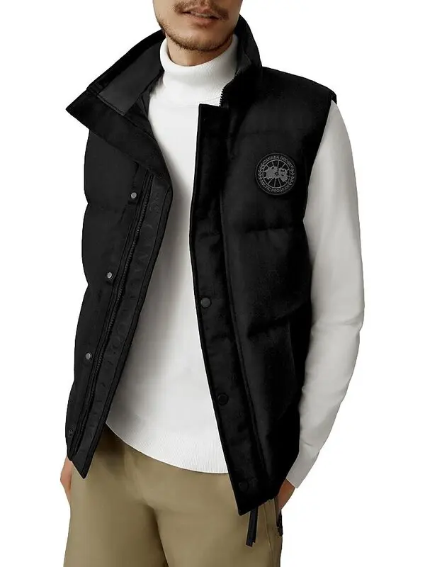 Canada Goose Garson Wool Blend Vest - Carbon Melange