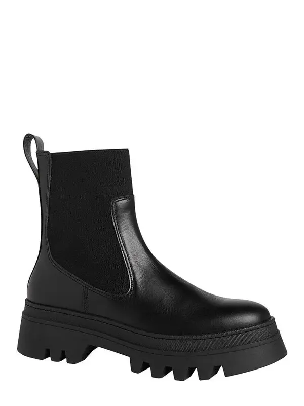 Whistles Hatton Stretch Chunky Chelsea Booties - Black