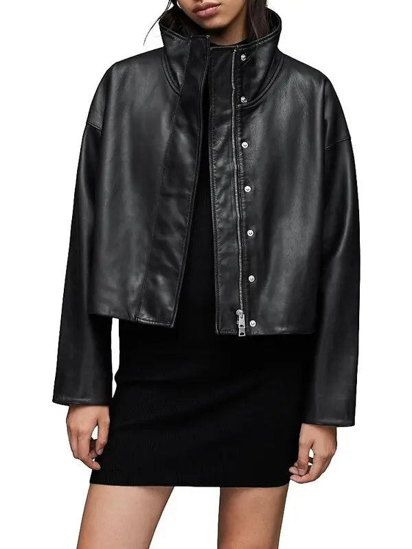 ALLSAINTS Ryder Leather Jacket - Black